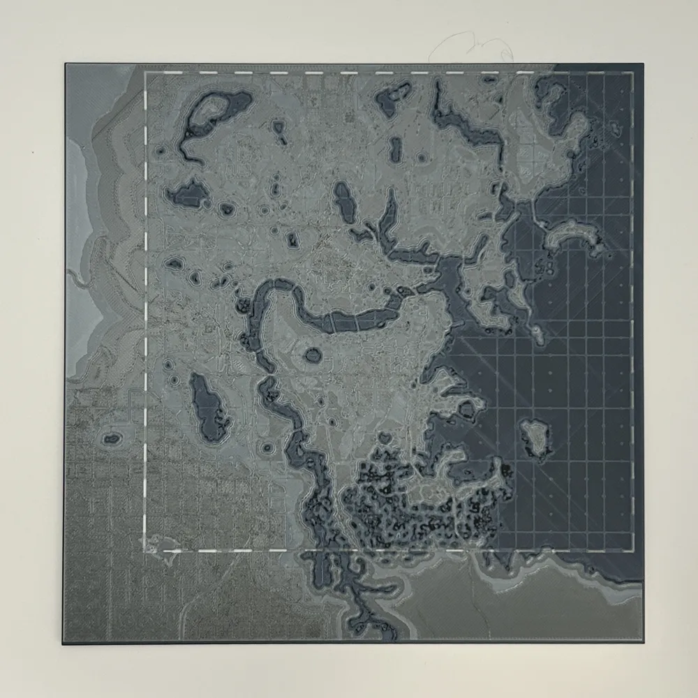 Fallout 4 Commonwealth Karte HueForge – Kostenloses 3D-Druckmodell ...
