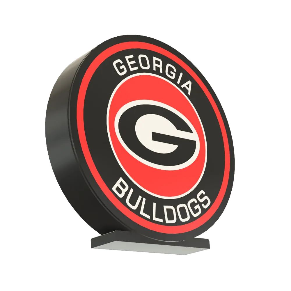 Georgia Bulldogs - Light Box - Free 3D Print Model - MakerWorld