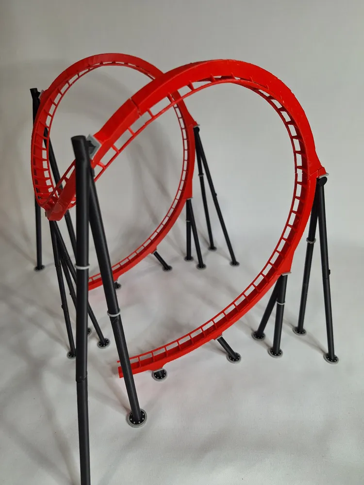 B&M Cobra Roll roller coaster model - Free 3D Print Model - MakerWorld