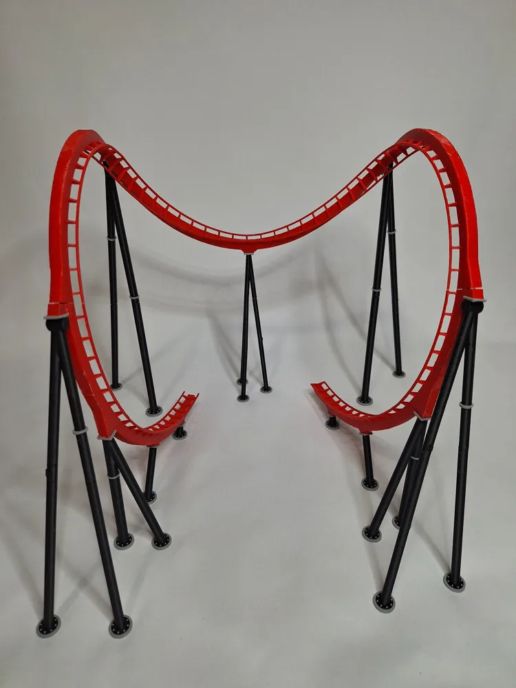 B&M Cobra Roll roller coaster model - Free 3D Print Model - MakerWorld