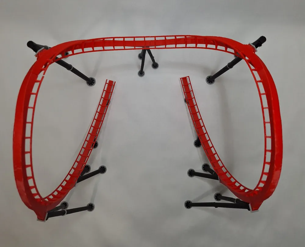 B&M Cobra Roll roller coaster model - Free 3D Print Model - MakerWorld