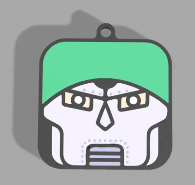 Dr. Doom Avengers Keychain by tr3dcreations - MakerWorld