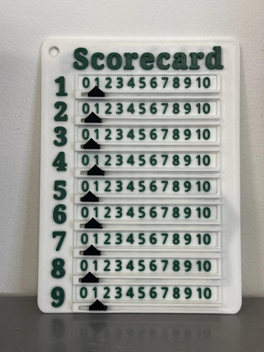 Airborne Golf Scorecard | Par 3 Beginner Game - Free 3D Print Model ...