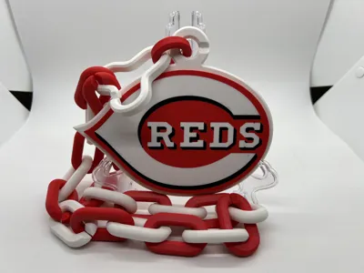 Cincinnati Reds Oversized Chain, Logo by Mr Jimbob MakerWorld: Download ...
