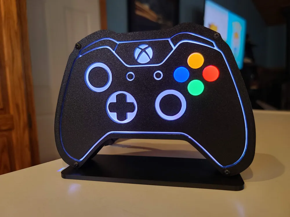 Xbox Controller LED Display/Lightbox (3d Faceplate) by dakjones82 ...
