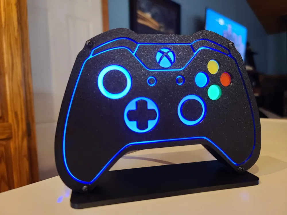 Xbox Controller LED Display/Lightbox (3d Faceplate) by dakjones82 ...