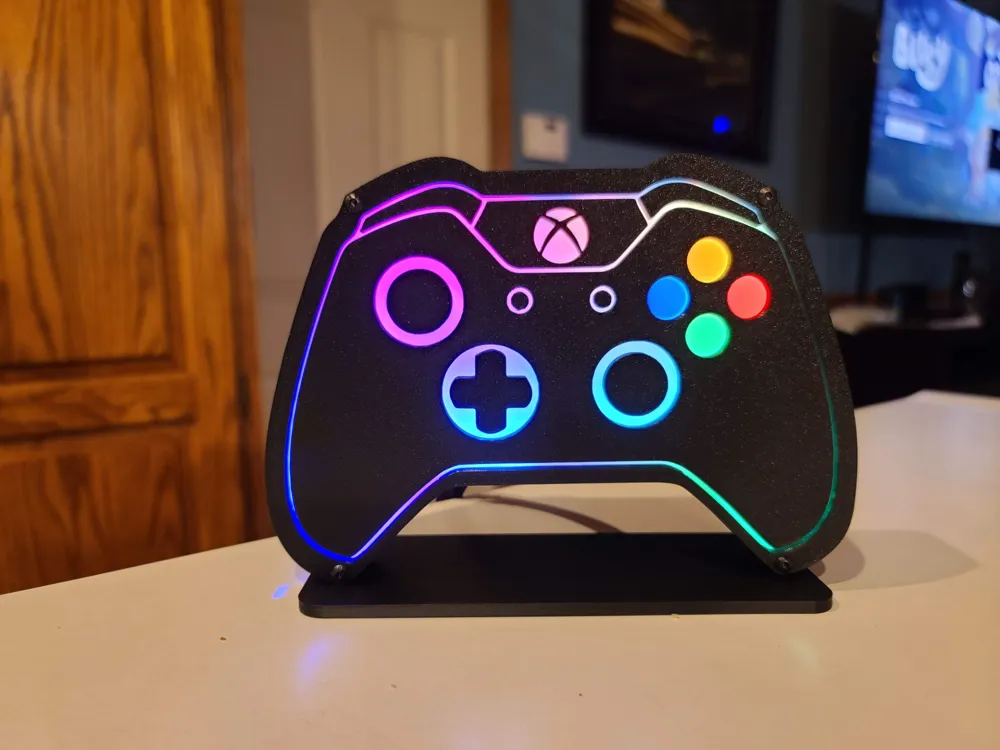 Xbox Controller LED Display/Lightbox (3d Faceplate) by dakjones82 ...