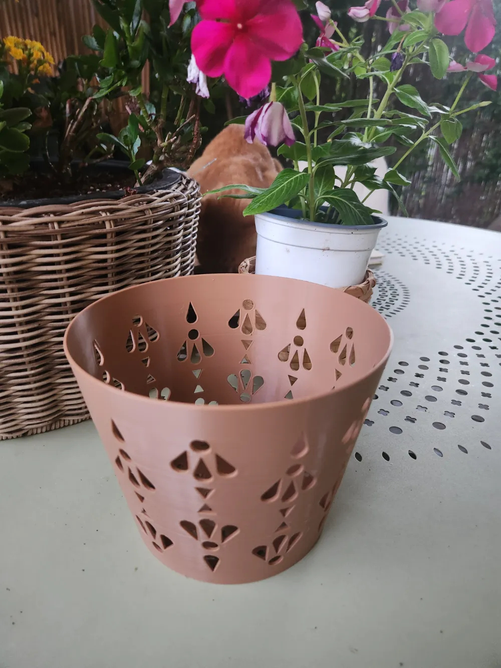 Large Orchid Pot, 6.7 Inch Orchid Pots with Holes - Free 3D Print Model ...