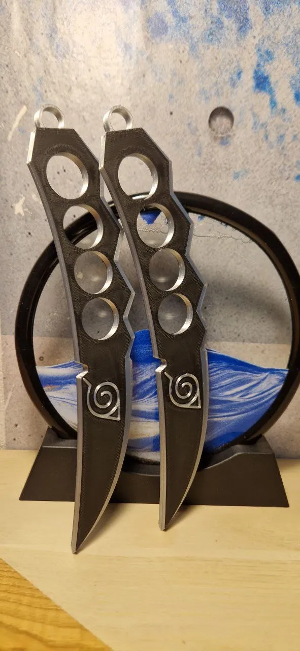 Asuma Sarutobi Chakra Blade by TetsuoMakerWorld: Download Free 3D Models