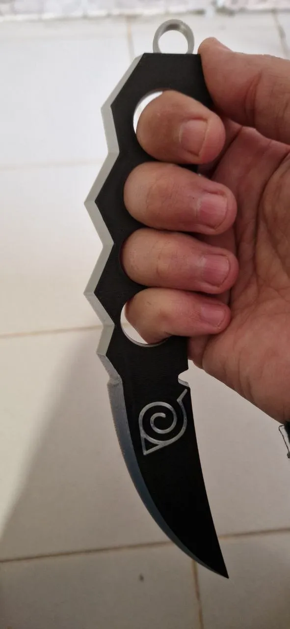 Asuma Sarutobi Chakra Blade - Free 3D Print Model - MakerWorld