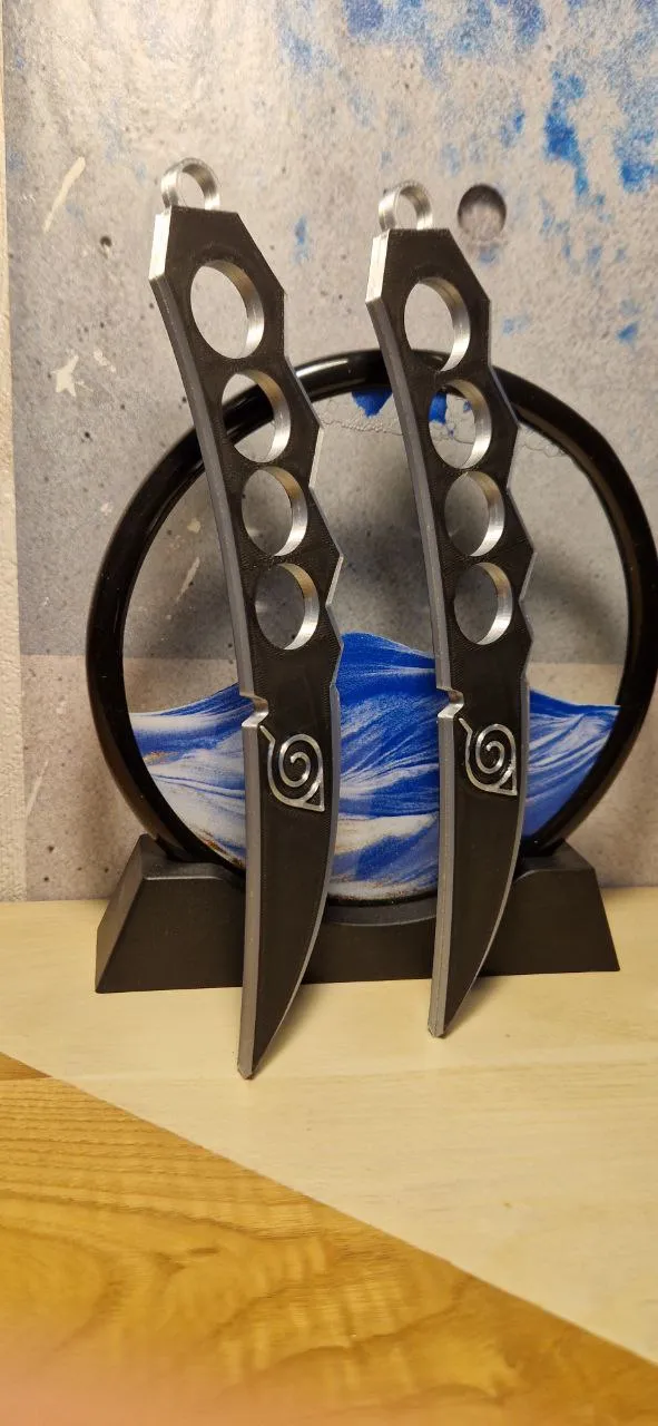 Asuma Sarutobi Chakra Blade - Free 3D Print Model - MakerWorld