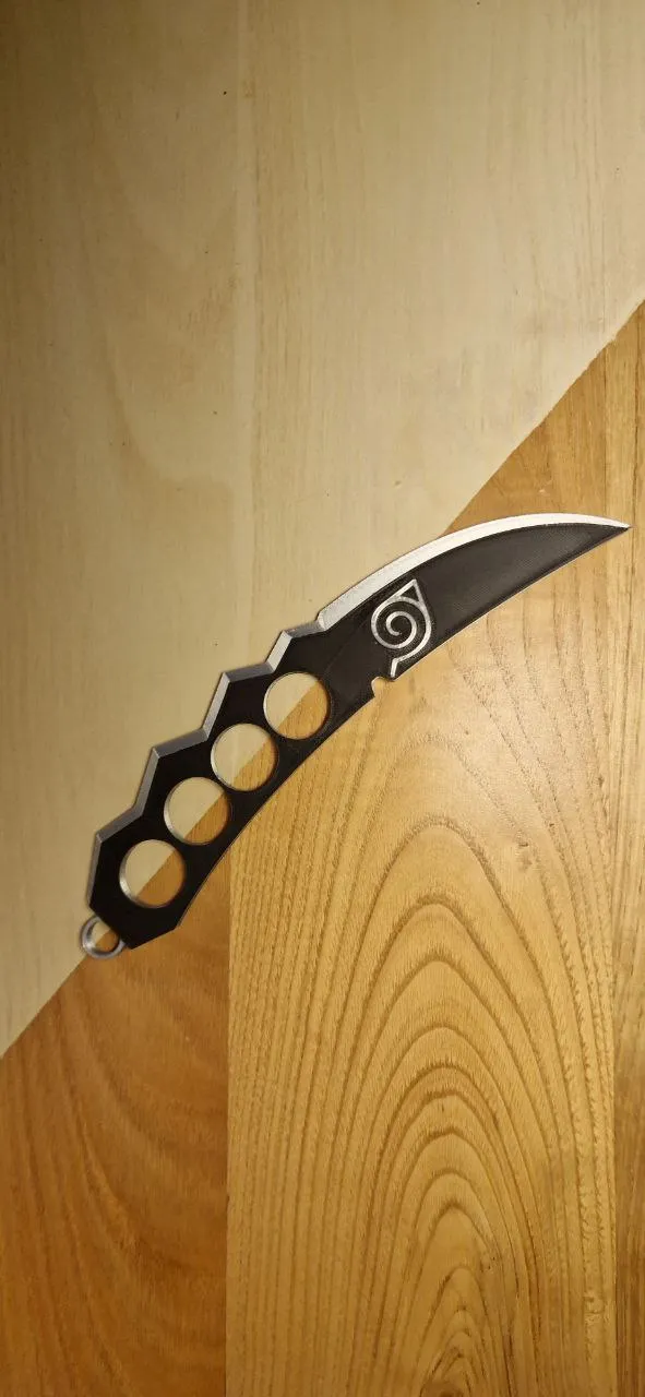 Asuma Sarutobi Chakra Blade - Free 3D Print Model - MakerWorld