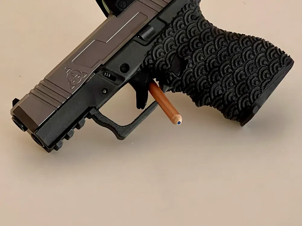 glock 43x frame wavy - Free 3D Print Model - MakerWorld