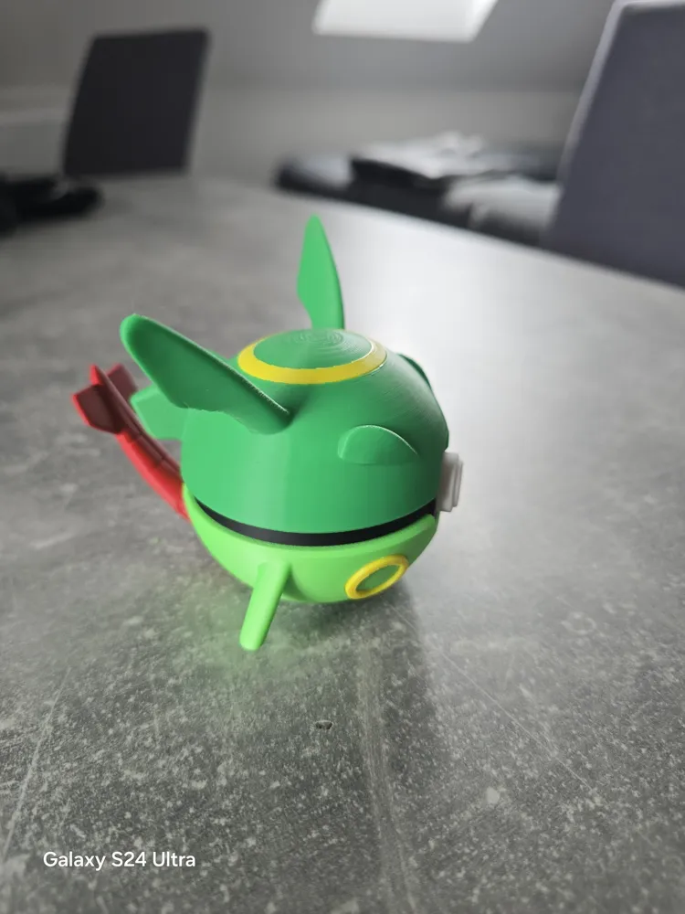 #0384 Rayquaza Pokéball - Multiparts by 3D Girl MakerWorld: Download ...