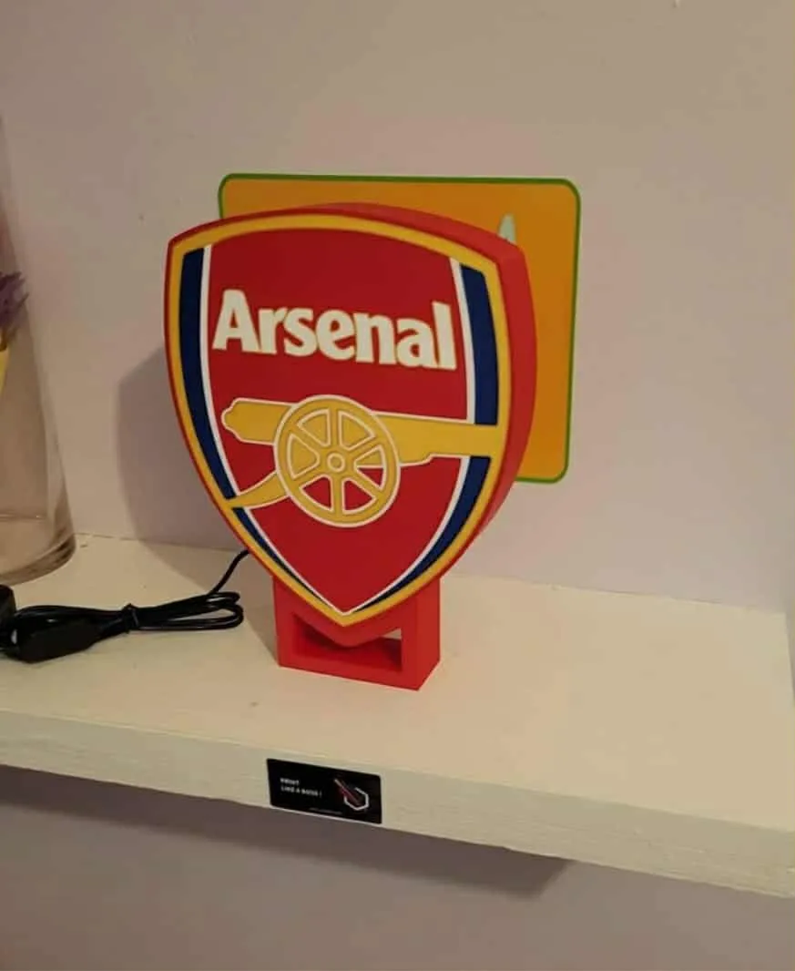 arsenal led light - Free 3D Print Model - MakerWorld