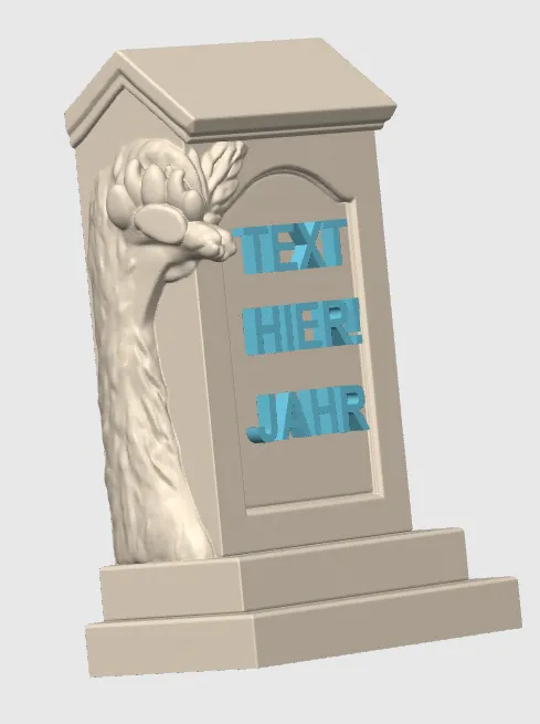 Customizable Tombstone / Monument by UnikatLE MakerWorld: Download Free ...