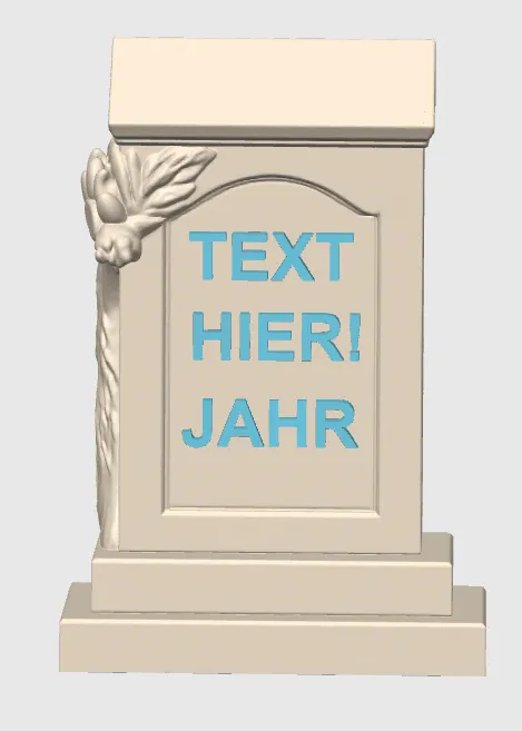 Customizable Tombstone / Monument by UnikatLE MakerWorld: Download Free ...