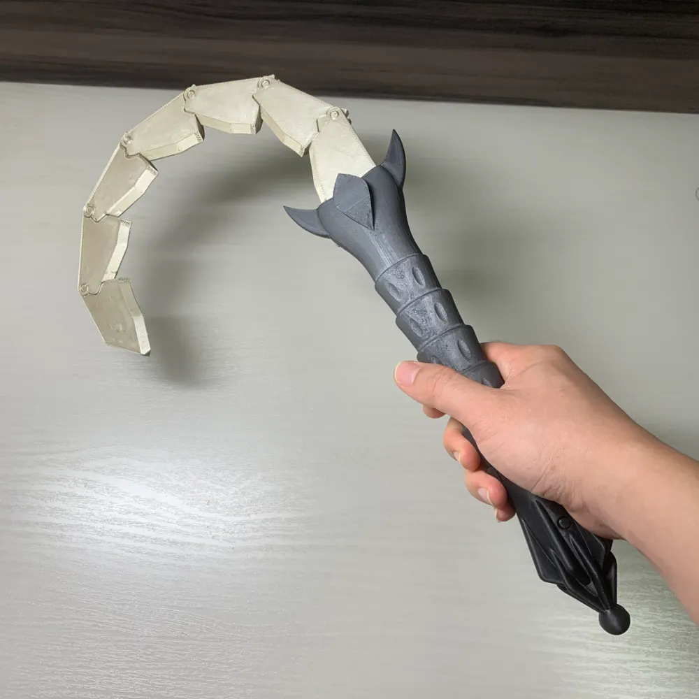 Full 3D Printed Transforming Scythe by 发明狂徒林林七 - MakerWorld