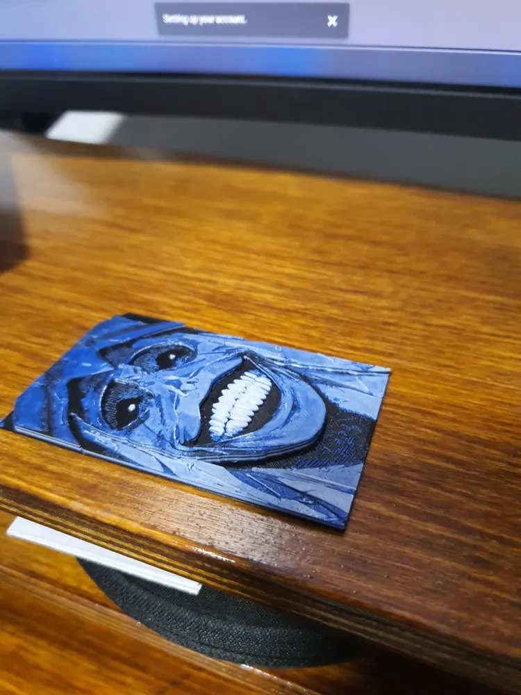 Solo Leveling: Statue of God - HueForge Card - Free 3D Print Model ...