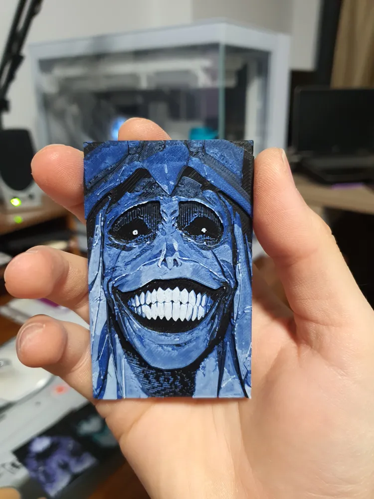 Solo Leveling: Statue of God - HueForge Card - Free 3D Print Model ...