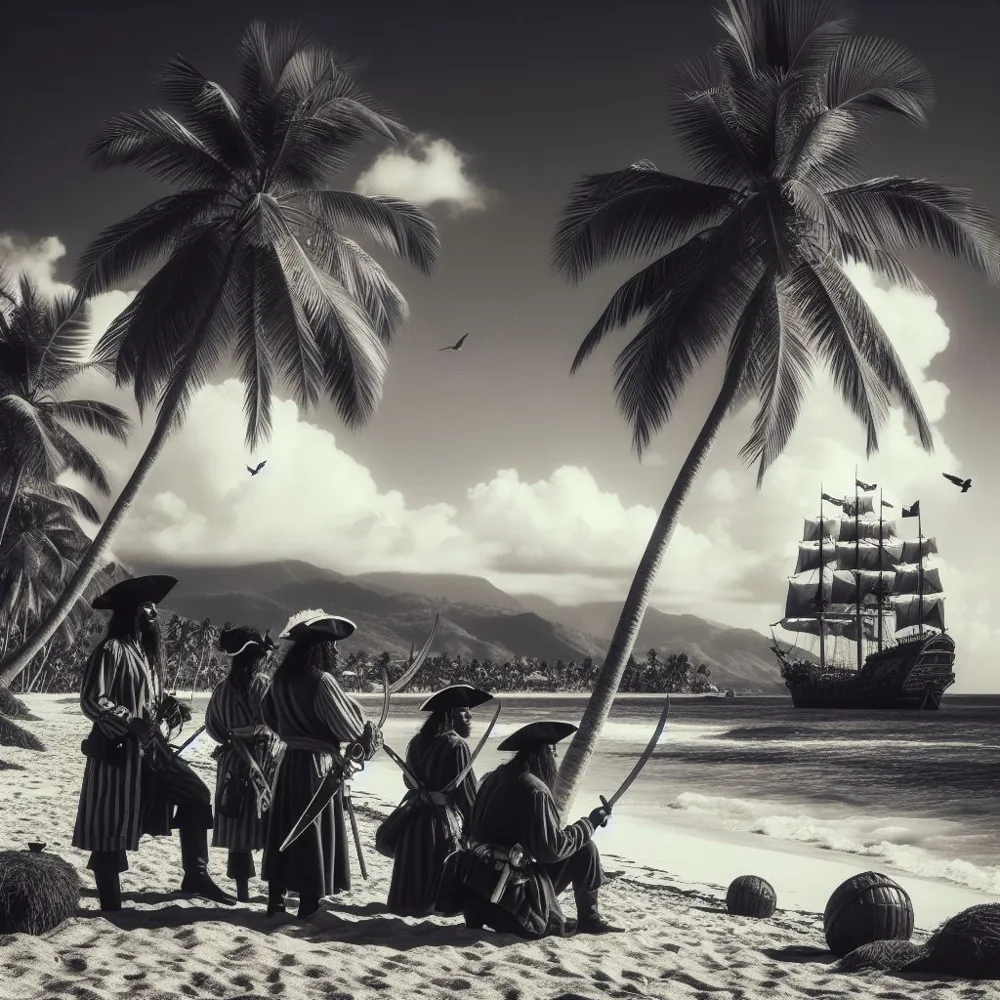 HUEFORGE Pirate ship and pirates on the beach by Fastfrosch - MakerWorld