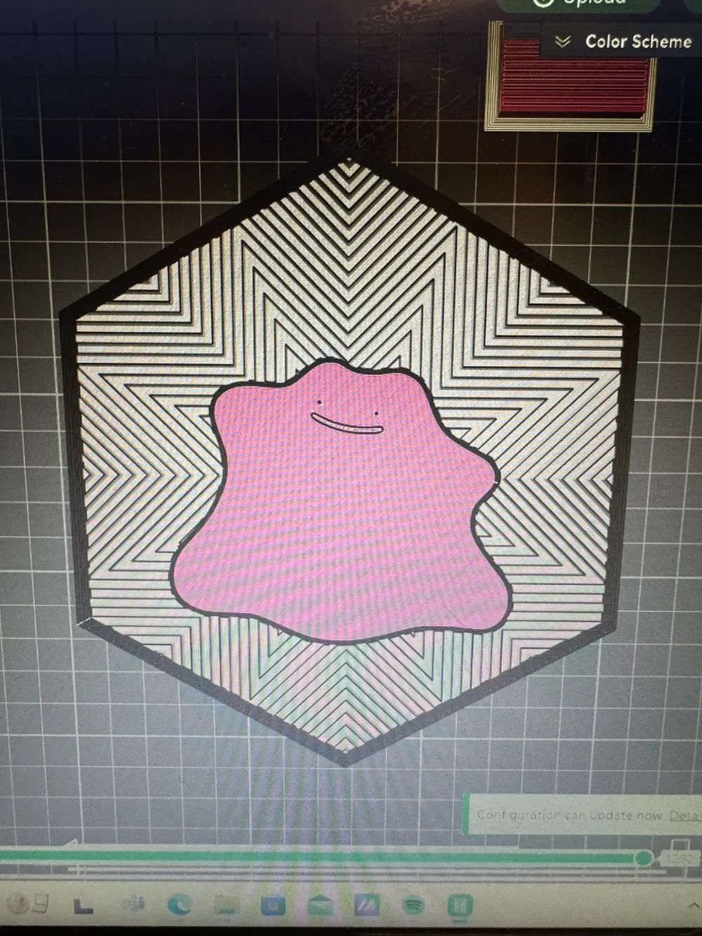 #132 Ditto Hex Wall Art by Laced Up Prints MakerWorld: Download Free 3D ...
