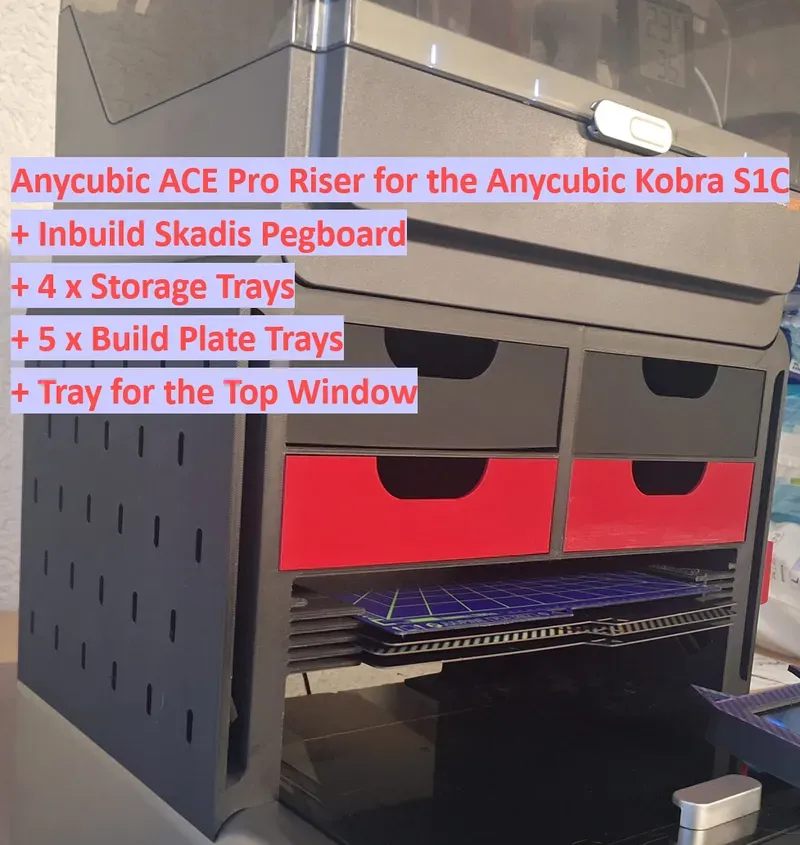 Anycubic ACE Pro Riser for the Anycubic Kobra S1C by tygr MakerWorld ...