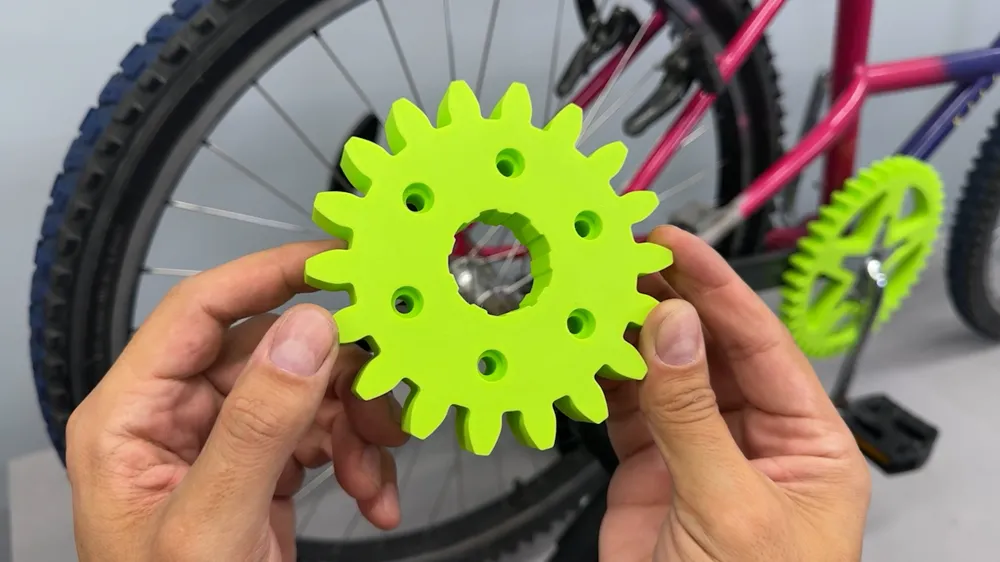 Bike With 3D Printed Gears by Well Done Tips MakerWorld: Download Free ...