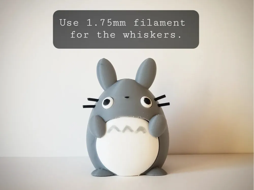 Totoro - chibi version - Free 3D Print Model - MakerWorld
