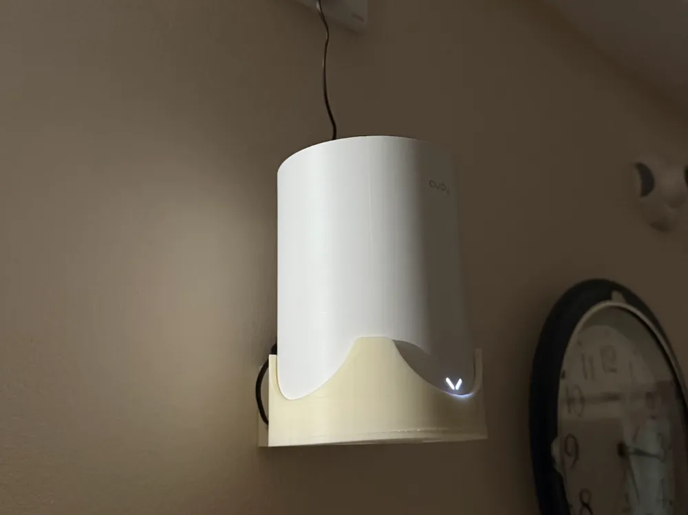 Wall Mounted Cylindrical (Round) Router Stand by ABM Masum - MakerWorld