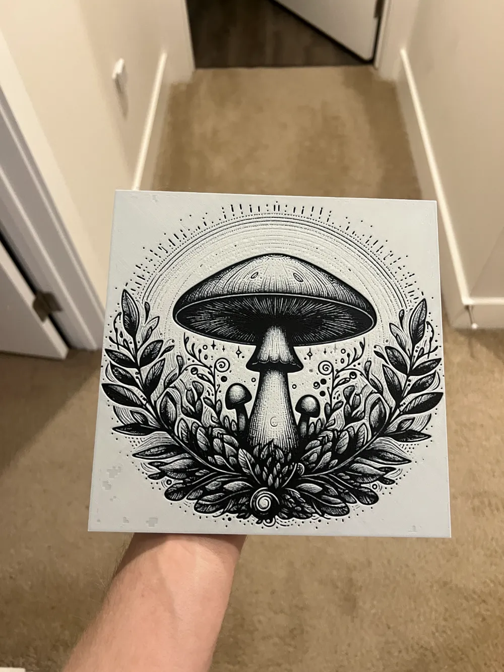 Mushroom Art Sign by RP47 Designs - MakerWorld