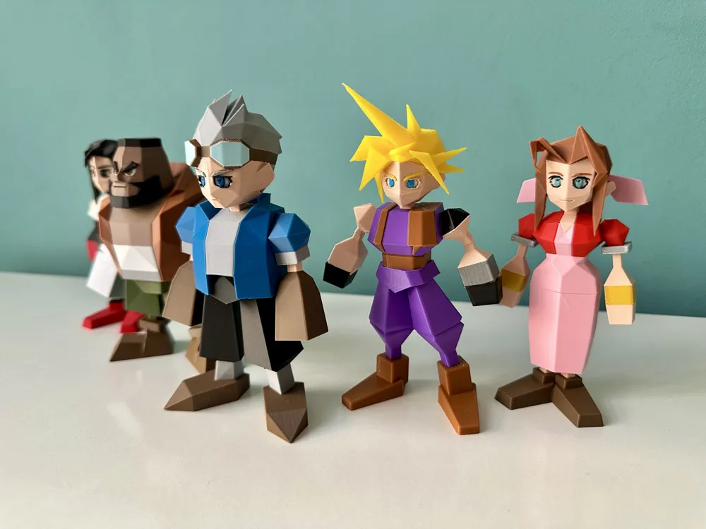 Final Fantasy VII - CID - MULTIPART - FF7 - Free 3D Print Model ...