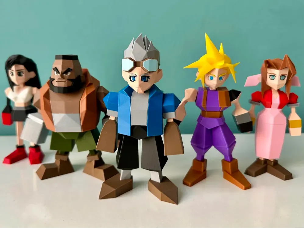 Final Fantasy VII - CID - MULTIPART - FF7 - Free 3D Print Model ...