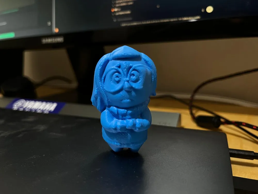Sadness – Inside Out Statue - Free 3D Print Model - MakerWorld