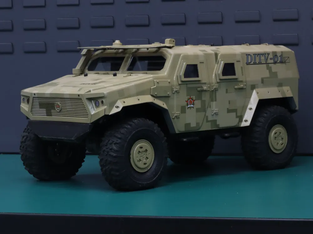 DITV-01 body parts rear wheel arch (324mm wheelbase) by Monkey Lunatic ...