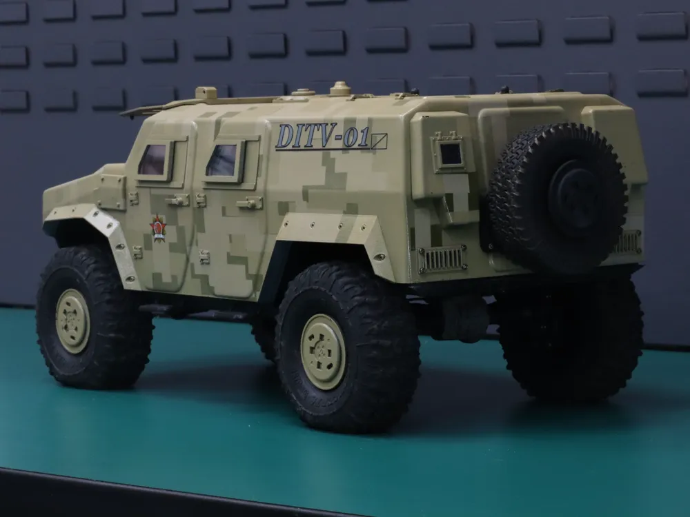 DITV-01 body parts rear wheel arch (324mm wheelbase) by Monkey Lunatic ...