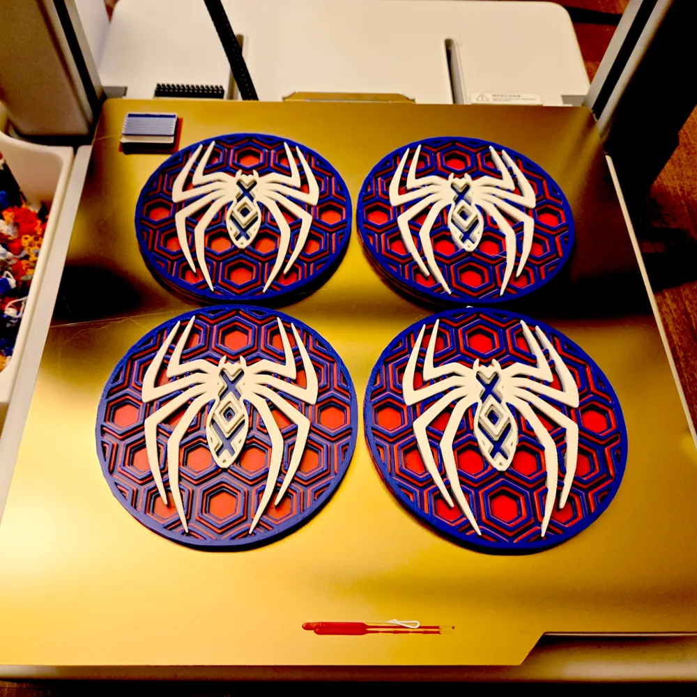 Marvel Spider-Man Mosaic Coaster by w3r3wolv3s - MakerWorld