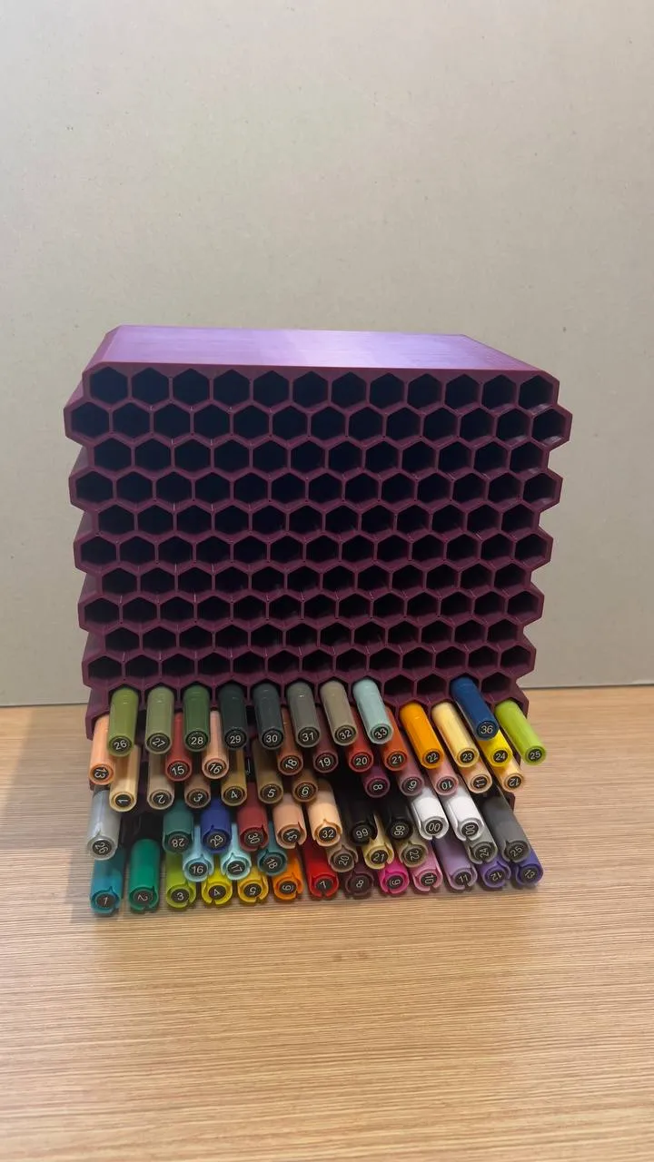 Acrylic marker holder - Free 3D Print Model - MakerWorld