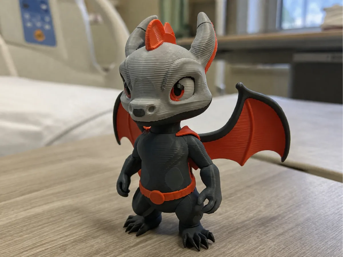 Mini Guardian – Cute Bat Dragon (PRINT IN PLACE) - Free 3D Print Model ...