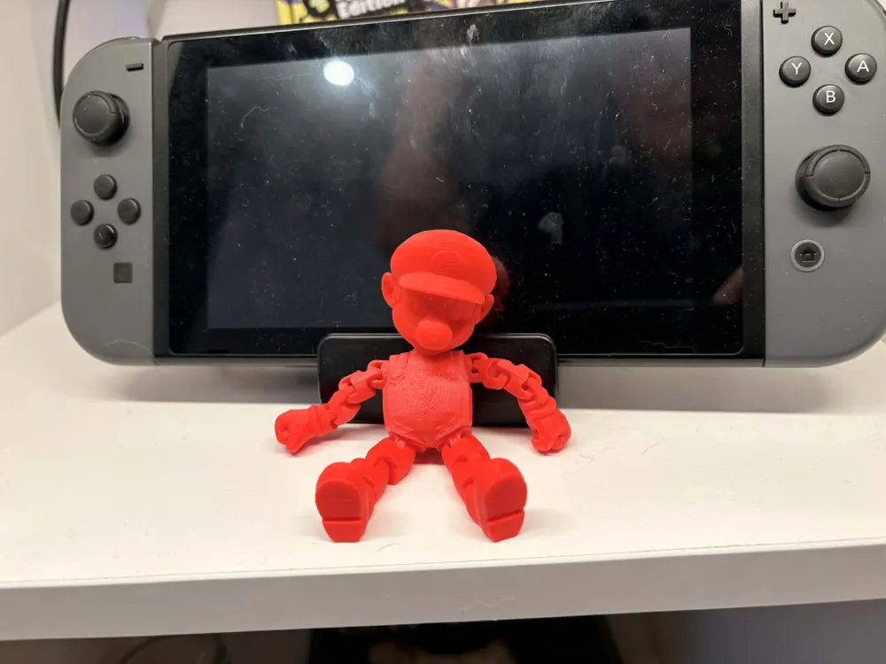 rticulated Mario Bros – 3D Printed Figure - Free 3D Print Model ...
