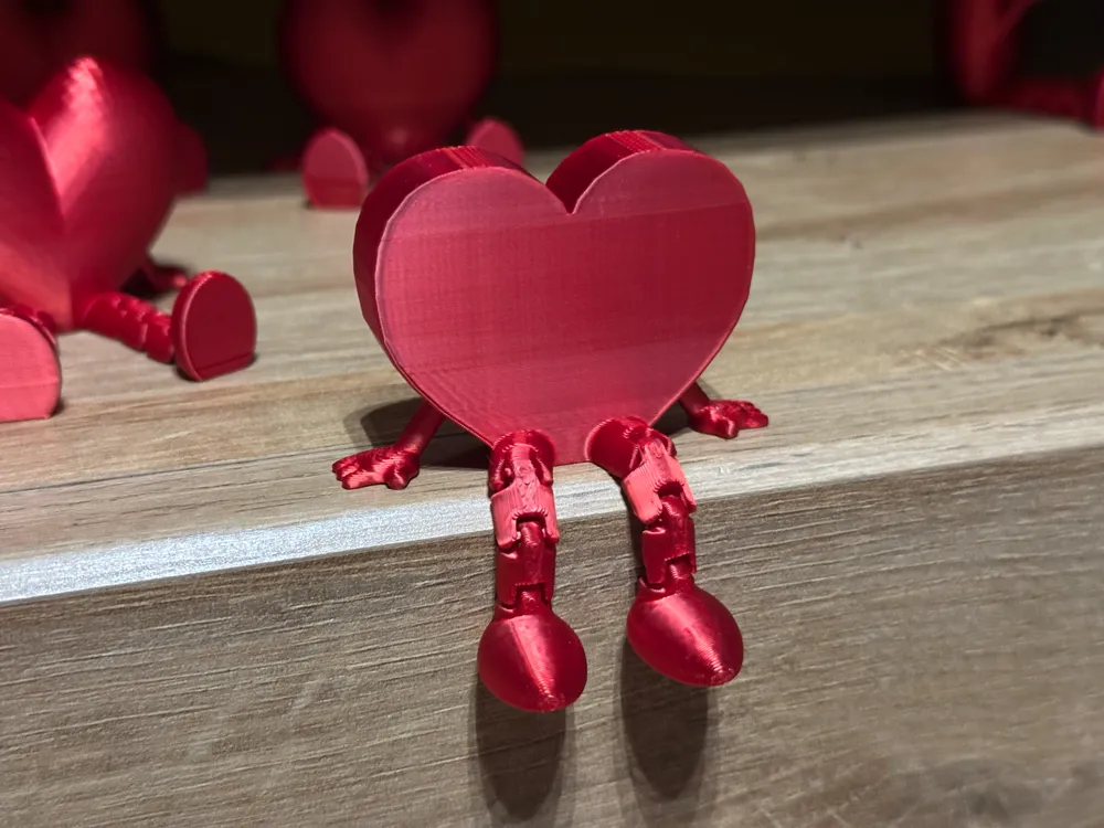 Articulated Heart v2 - Valentine's Day - Free 3D Print Model - MakerWorld