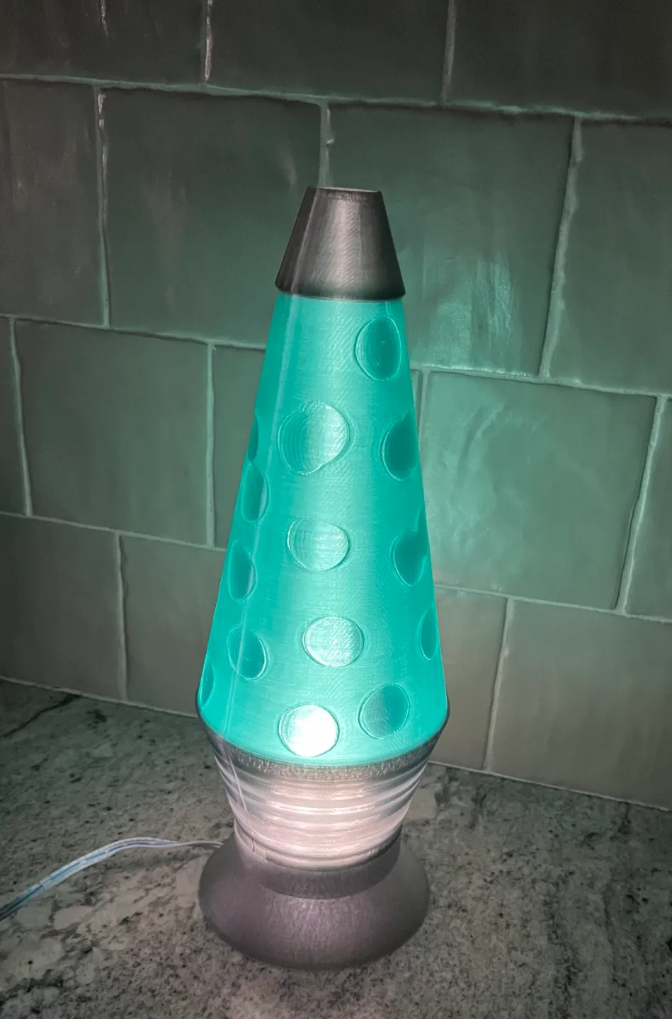 Lava Lamp Shade for LED Lamp Kit 001 by onegotowned - MakerWorld