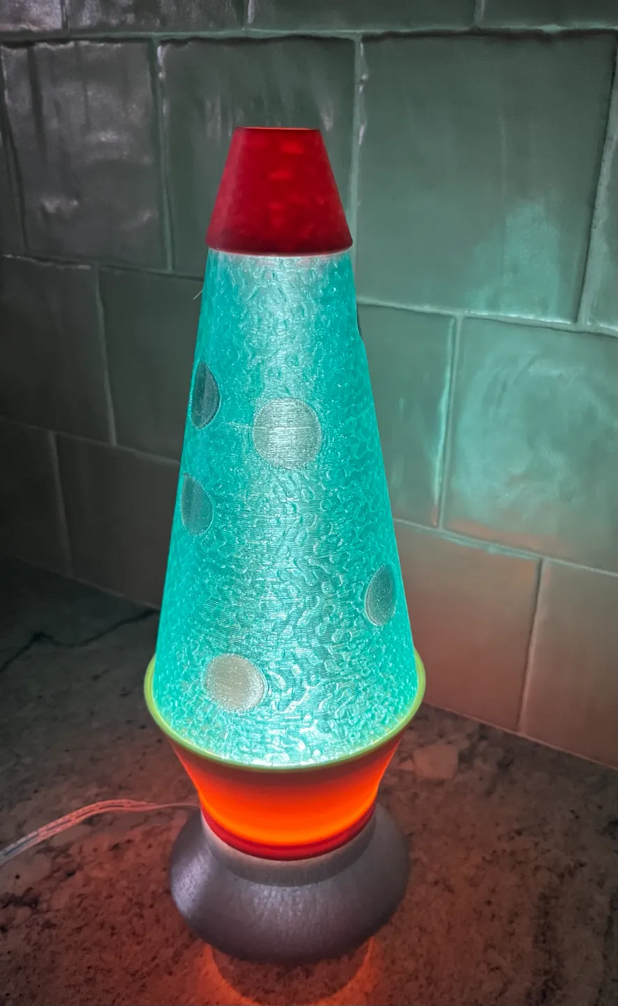 Lava Lamp Shade for LED Lamp Kit 001 by onegotowned - MakerWorld