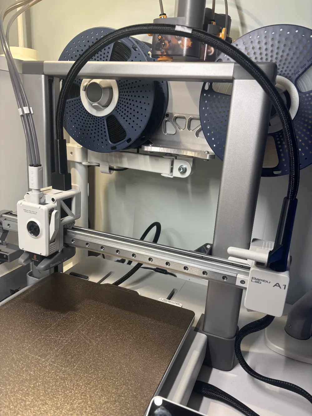 A1 Extruder Mesh Cable Support by dymekraf - MakerWorld