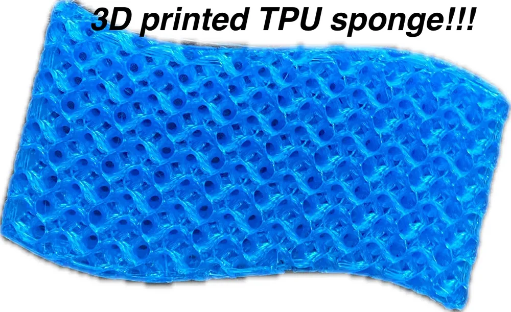 TPU sponge - Free 3D Print Model - MakerWorld