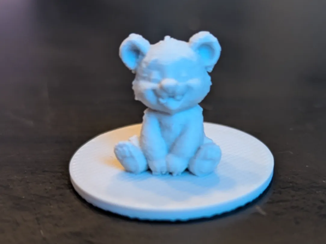 Happy little bear 2 for DnD on a 25mm base - Free 3D Print Model ...