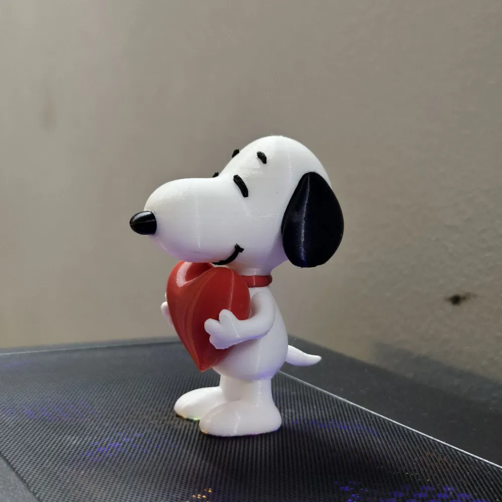 NO AMS - Sweet Heart Snoopy - Multi parts - Free 3D Print Model ...