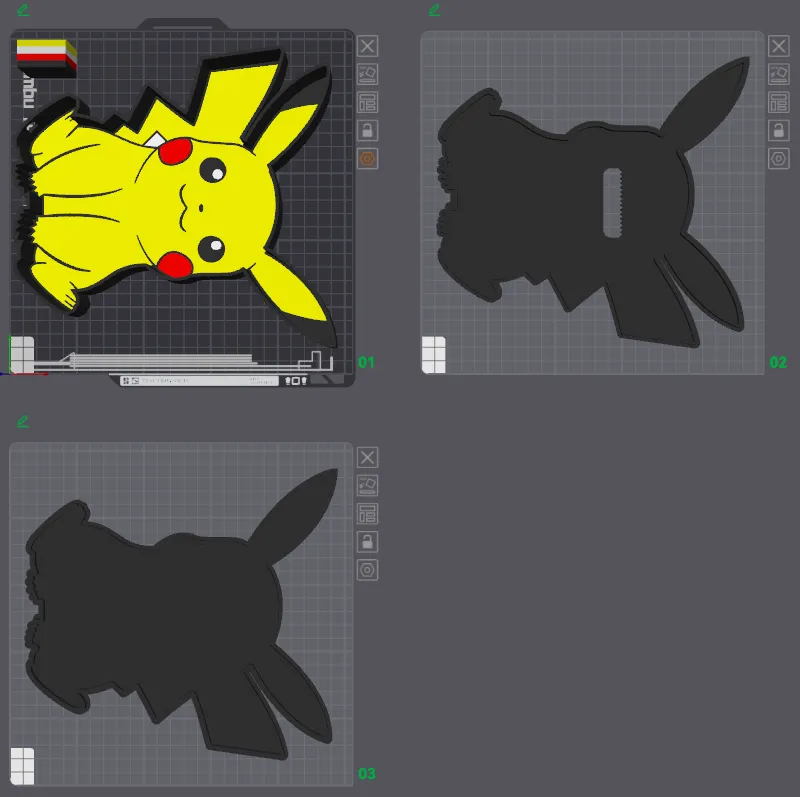 Pokemon - 0025 Pikachu LED Lamp by BeeTee 3D - MakerWorld