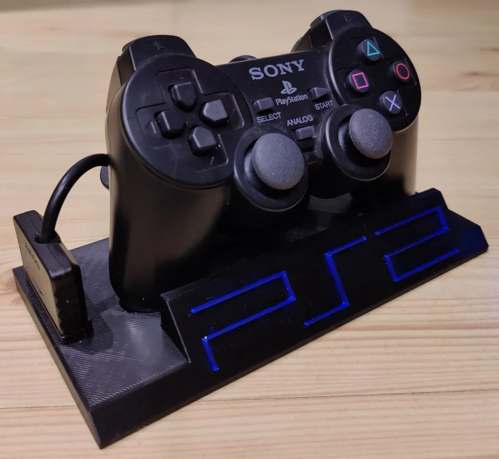 PS2 Controller Stand With Playstation 2 Logo (AMS) Remixed by Duke ...