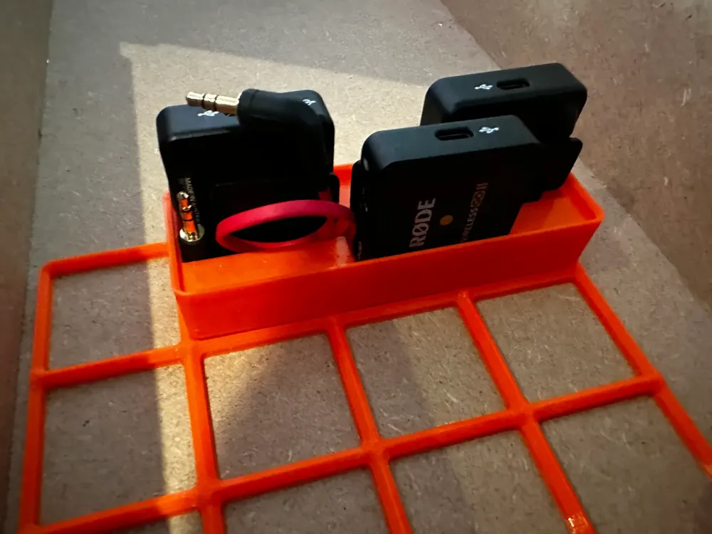 Gridfinity Box for Rode Wireless Go II by RutgerM - MakerWorld